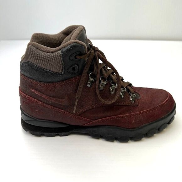 Nike | Shoes | Vintage Nike Air Boots Women 9 Hiking Leather Lace Up ...